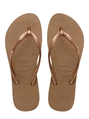 Havaianas Havaianas Slim Flatform Flip Flop Rose Gold