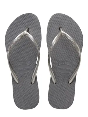 Havaianas Havaianas Slim Flatform Flip Flop Steel Grey