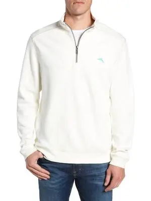Tommy Bahama Tommy Bahama Tobago Bay Half-Zip Pullover Coconut