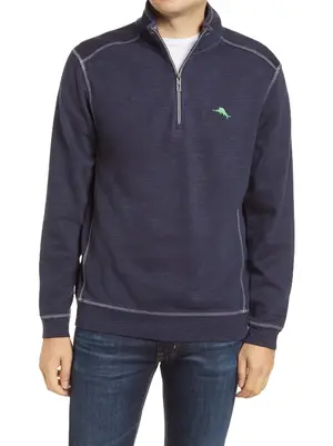 Tommy Bahama Tommy Bahama Tobago Bay Half-Zip Pullover Ocean Deep
