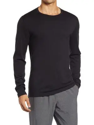 Icebreaker Oasis Long Sleeve T-shirt - Black