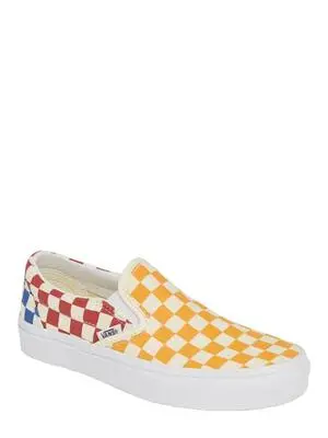 VANS Vans Classic Slip-On Sneakers Checkerboard Multi/true White