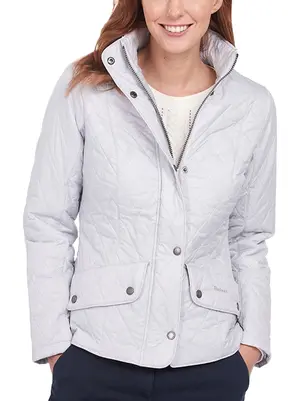 Barbour Barbour Flyweight Quilted Jacket Ice White