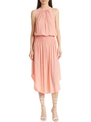 Ramy Brook Ramy Brook Audrey Sleeveless Midi Dress Deco Rose