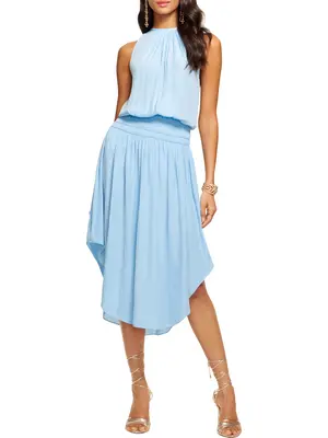 Ramy Brook Ramy Brook Audrey Sleeveless Midi Dress Misty Blue