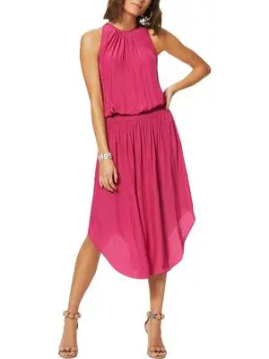 Ramy Brook Audrey Sleeveless Midi Dress - Pink Tulip