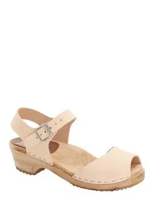 Mia Anja Clog Sandal - Natural Le