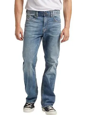 SILVER JEANS CO. Craig Relaxed Fit Bootcut Jeans - Indigo