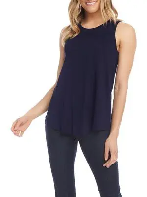 Karen Kane KAREN KANE French Terry Tank Navy