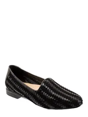 Trotters Liz Iii Flat - Black/black Patent