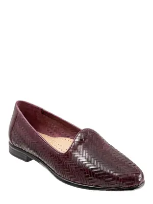 Trotters Trotters Liz Iii Flat Burgundy