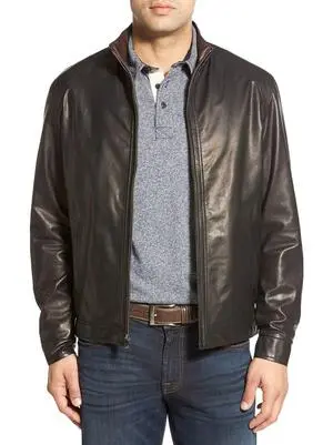 Remy Leather Lambskin Leather Jacket - Midnite