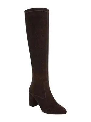 Franco Sarto Katherine Knee High Boot - Brown Stretch