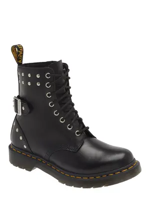 Dr. Martens Dr. Martens 1460 Pascal Boots Black Nappa
