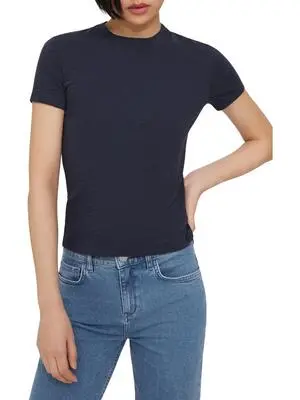 Theory Theory 2 Nebulous Organic Cotton Tiny Tee Nocturne Navy