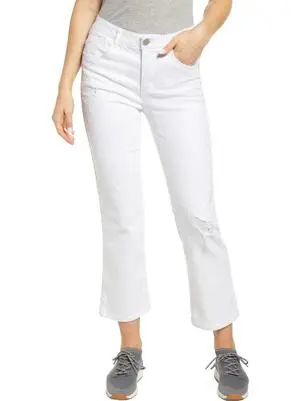 Wit & Wisdom Wit & Wisdom Bennett Barely Boot Straight Leg Jeans Opw-optic White
