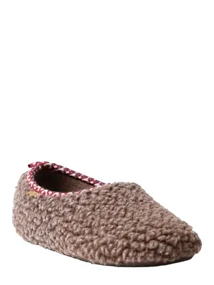 TONI PONS Marta Fleece Slipper Brown Wool
