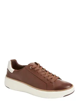 Cole Haan Cole Haan Grandpro Topspin Sneaker Chestnut Leather