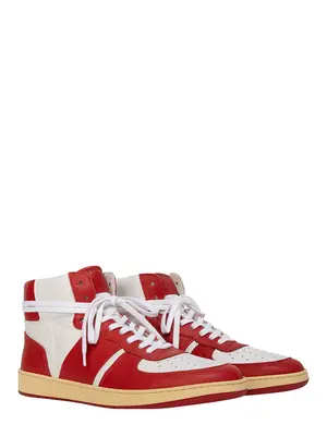 COLLEGIUM Collegium Pillar Destroyer High-Top Sneakers Carmine