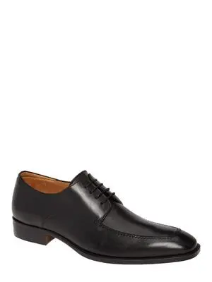 Mezlan Moc Toe Derby - Black Leather