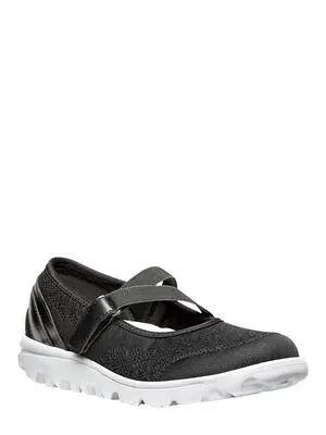 PROPET Travelactiv Mary Jane Sneaker - Black Fabric