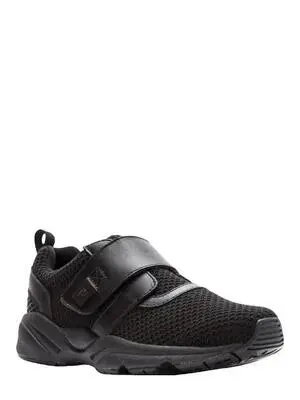 PROPET Stability X Strap Sneaker - Black Fabric