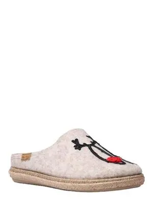 TONI PONS Miri Slipper - Beige Wool