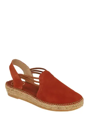 TONI PONS Toni Pons Nuria Suede Espadrille Sandal Rust Suede
