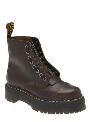 Dr. Martens Dr. Martens Sinclair Platform Bootie Dark Taupe Orleans