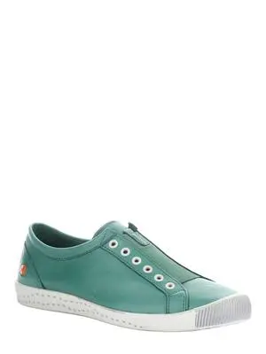 Fly London Irit Slip-On Low Top Sneaker Green Washed