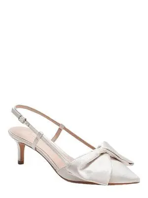 Kate Spade New York Marseille Bow Slingback Pumps - Ivory Multi