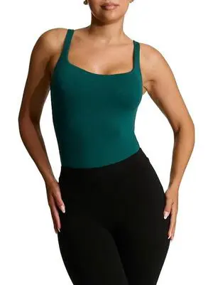 Naked Wardrobe Naked Wardrobe NW Tank Bodysuit Deep Teal