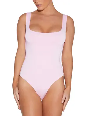 Naked Wardrobe Naked Wardrobe NW Tank Bodysuit Pink Frosting