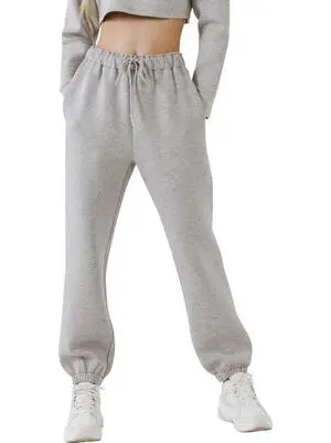 GREY LAB Grey Lab Drawstring Joggers Light Heather Grey