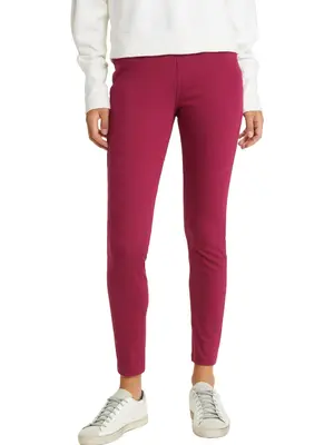 Hue Ultrasoft Denim Leggings Beet Red