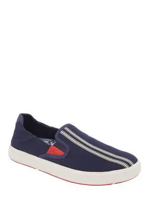 Olukai OluKai Lae'ahi Slip-On Sneaker Navy/stripe