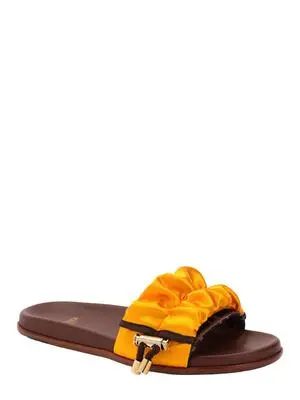 Fendi Fendi X Sarah Coleman FF Vertigo Slide Sandal Lemon