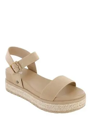 Mia MIA Kiera Espadrille Platform Sandal Sand