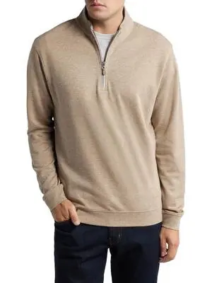Johnnie-o Sully Quarter Zip Pullover - Cedar