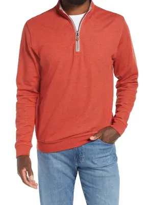 Johnnie-o Johnnie-O Sully Quarter Zip Pullover Cider