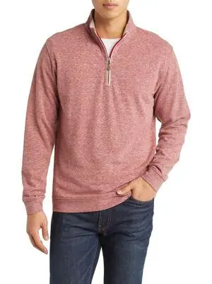 Johnnie-o Johnnie-O Sully Quarter Zip Pullover Crimson