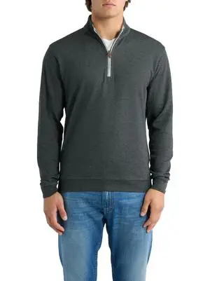 Johnnie-o Johnnie-O Sully Quarter Zip Pullover Heather Black