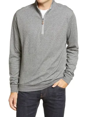 Johnnie-o Johnnie-O Sully Quarter Zip Pullover Pepper