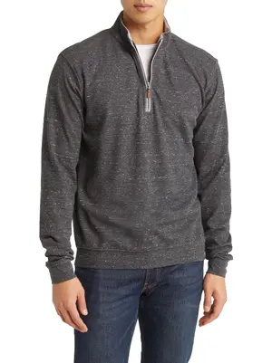 Johnnie-o Johnnie-O Sully Quarter Zip Pullover Pewter