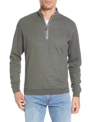 Johnnie-o Johnnie-O Sully Quarter Zip Pullover Pine
