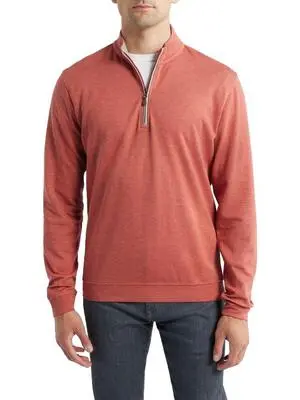 Johnnie-o Sully Quarter Zip Pullover - Snapper