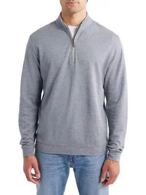 Johnnie-o Sully Quarter Zip Pullover - Thunder