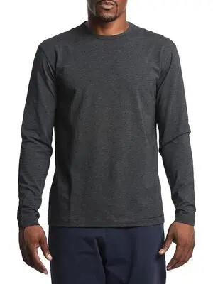 PUBLIC REC Long Sleeve Performance T-shirt - Heather Charcoal