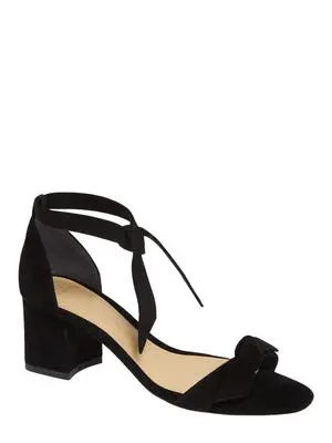 ALEXANDRE BIRMAN Alexandre Birman Clarita Block Heel Sandal Black Suede