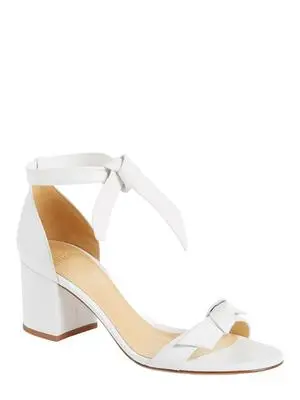 ALEXANDRE BIRMAN Clarita Block Heel Sandal - White